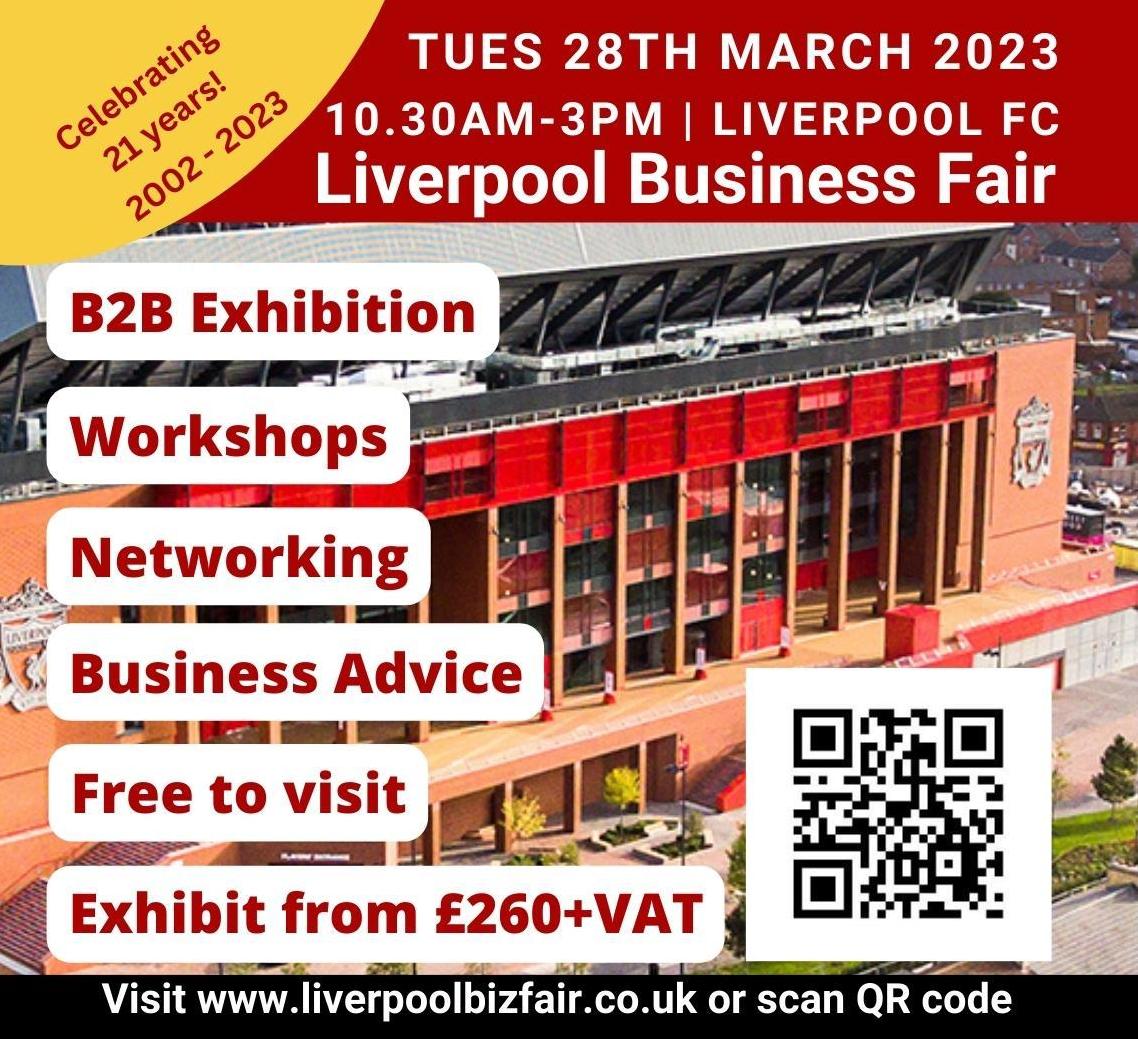 Join us at The Liverpool Business Fair – 28th March 2023 – Event Managers